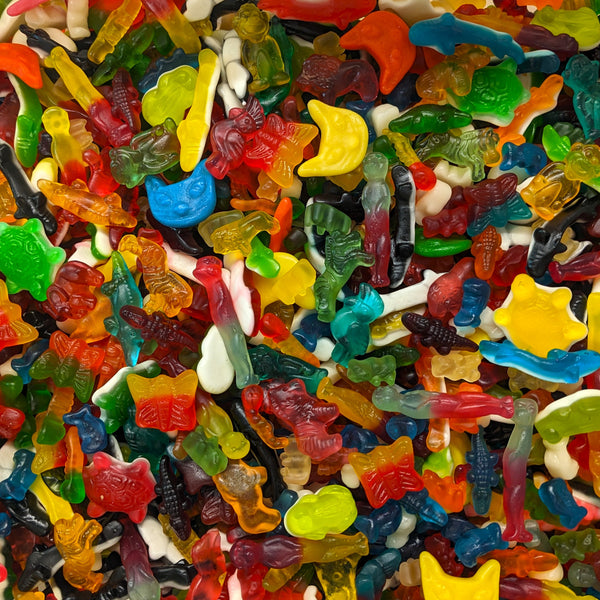 Animal Sweet Mix - Jelly and Gummy Animal Shaped Pick & Mix Sweets ...