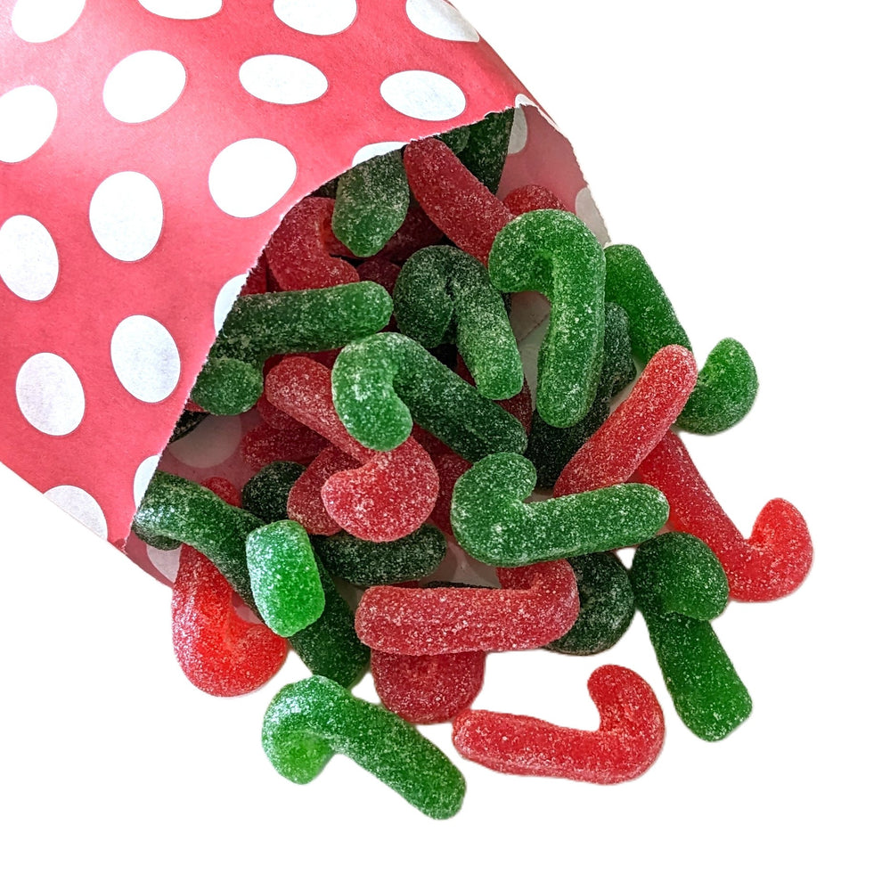 Jelly Candy Canes - Gummy Jelly Sweets - Vegetarian & Vegan Friendly ...