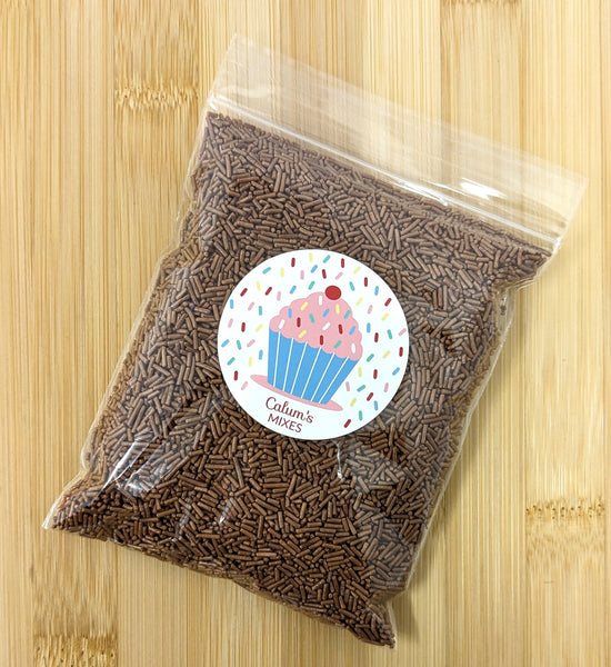 Chocolate Flavour Sugar Strands, Vermicelli Edible Cake Decorations ...