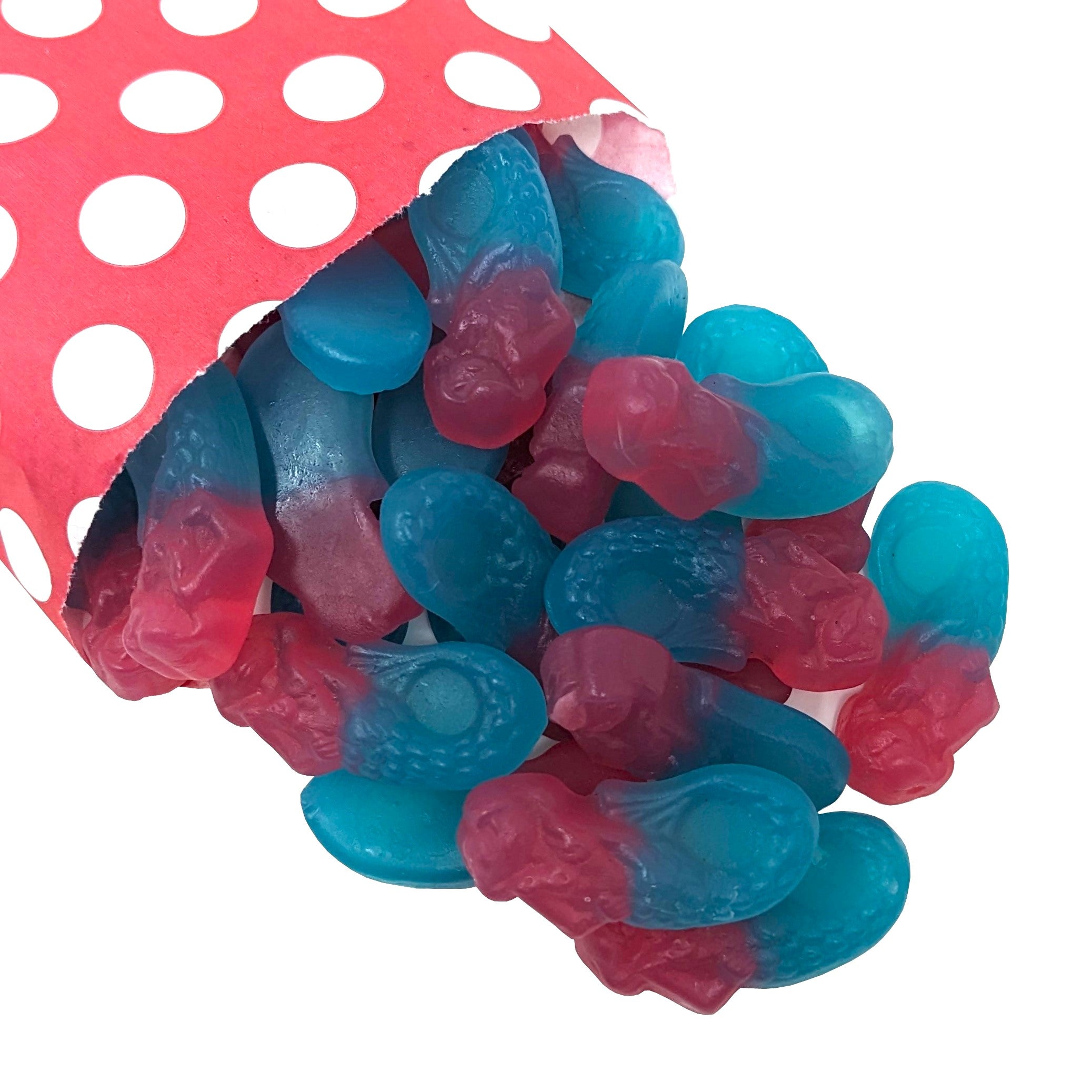 Gummy Mermaids - Blue & Pink Vegetarian & Vegan Sweets – Strawberry Laces