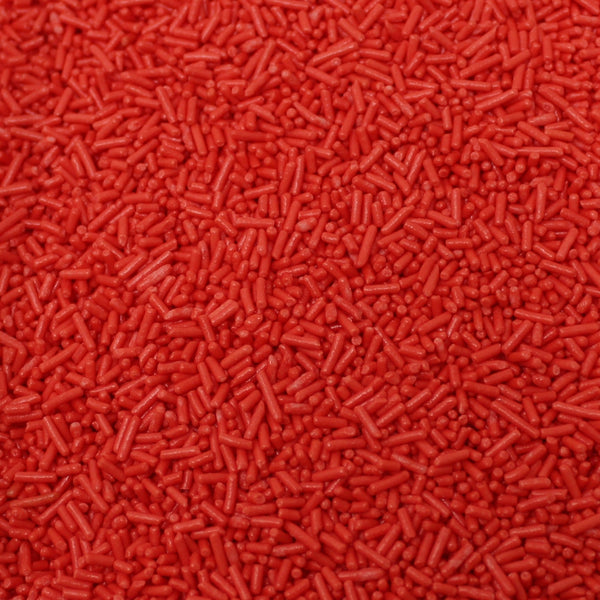Red Sugar Strands Cake Sprinkles, Vermicelli Cake Decorations ...