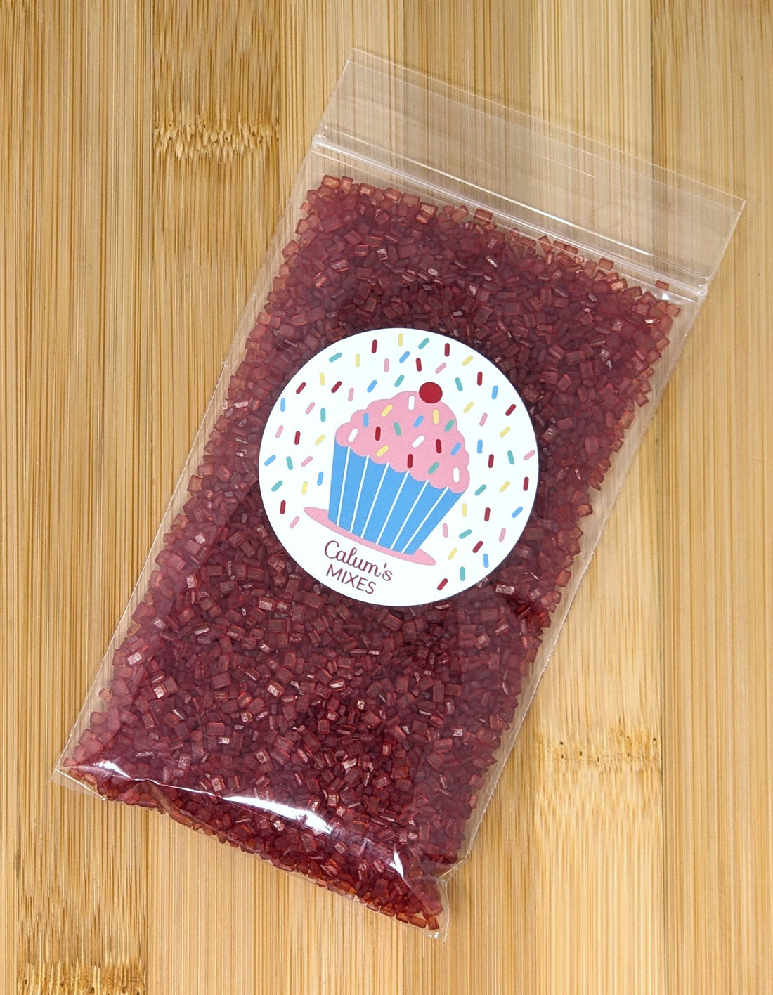 Red Sugar Cake Sprinkles - Red Sugar Crystal Cake Sprinkles ...