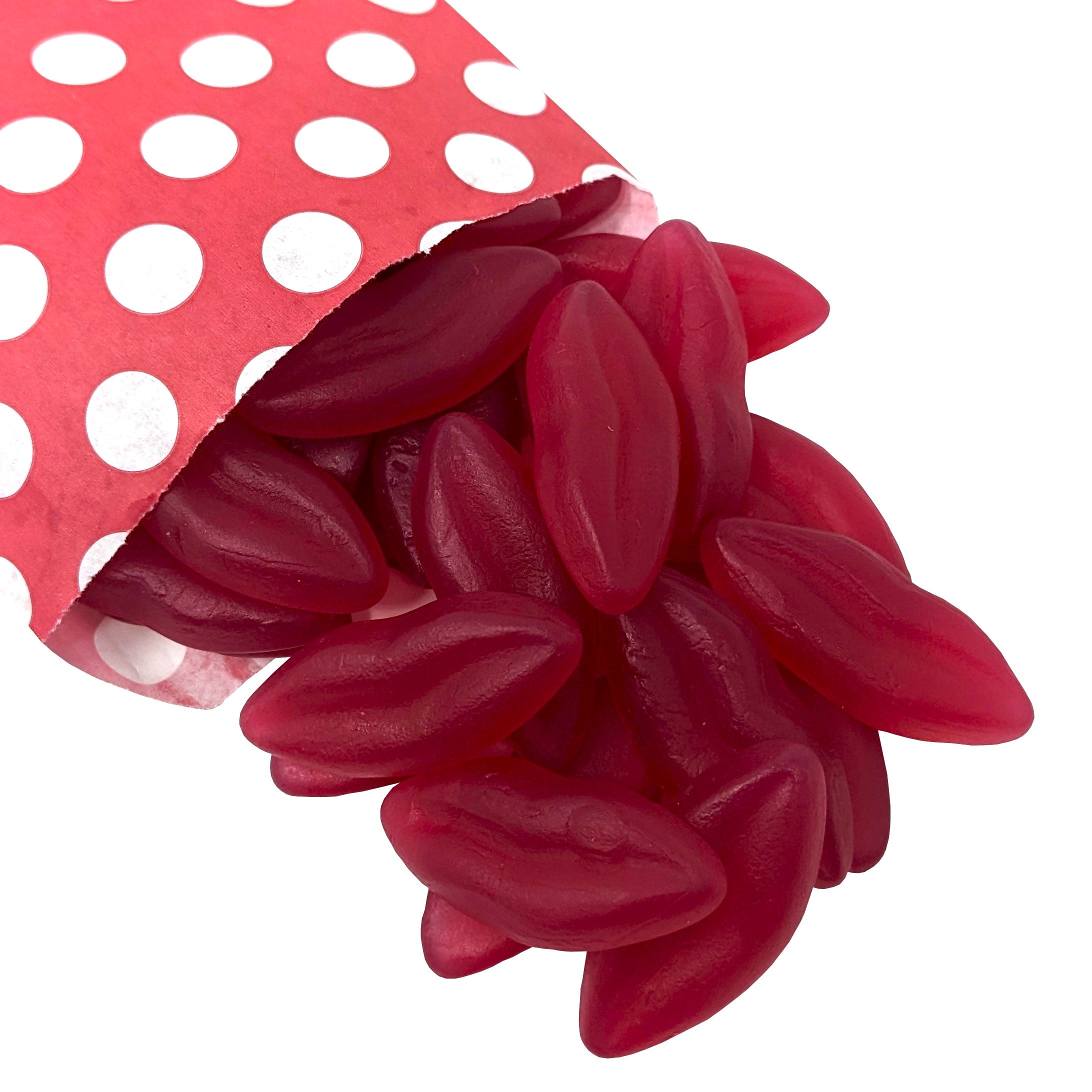 Strawberry Lips - Yummy Vegetarian Gummy Jelly Sweets! – Strawberry Laces