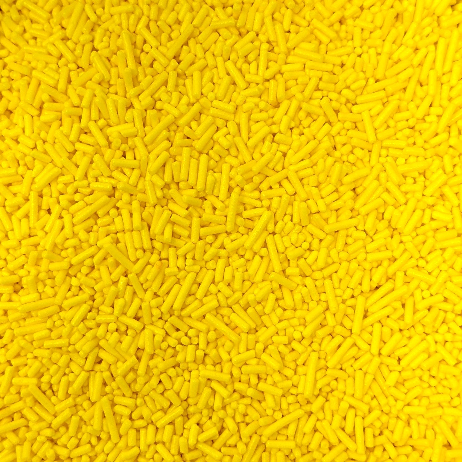 Yellow Sugar Strands Cake Sprinkles, Vermicelli Cake Decorations ...